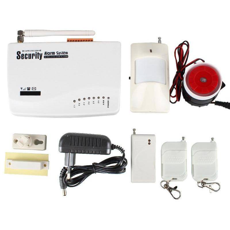 Gsm Auto Dial System Kit Wireless Smart Security Alarm System ...